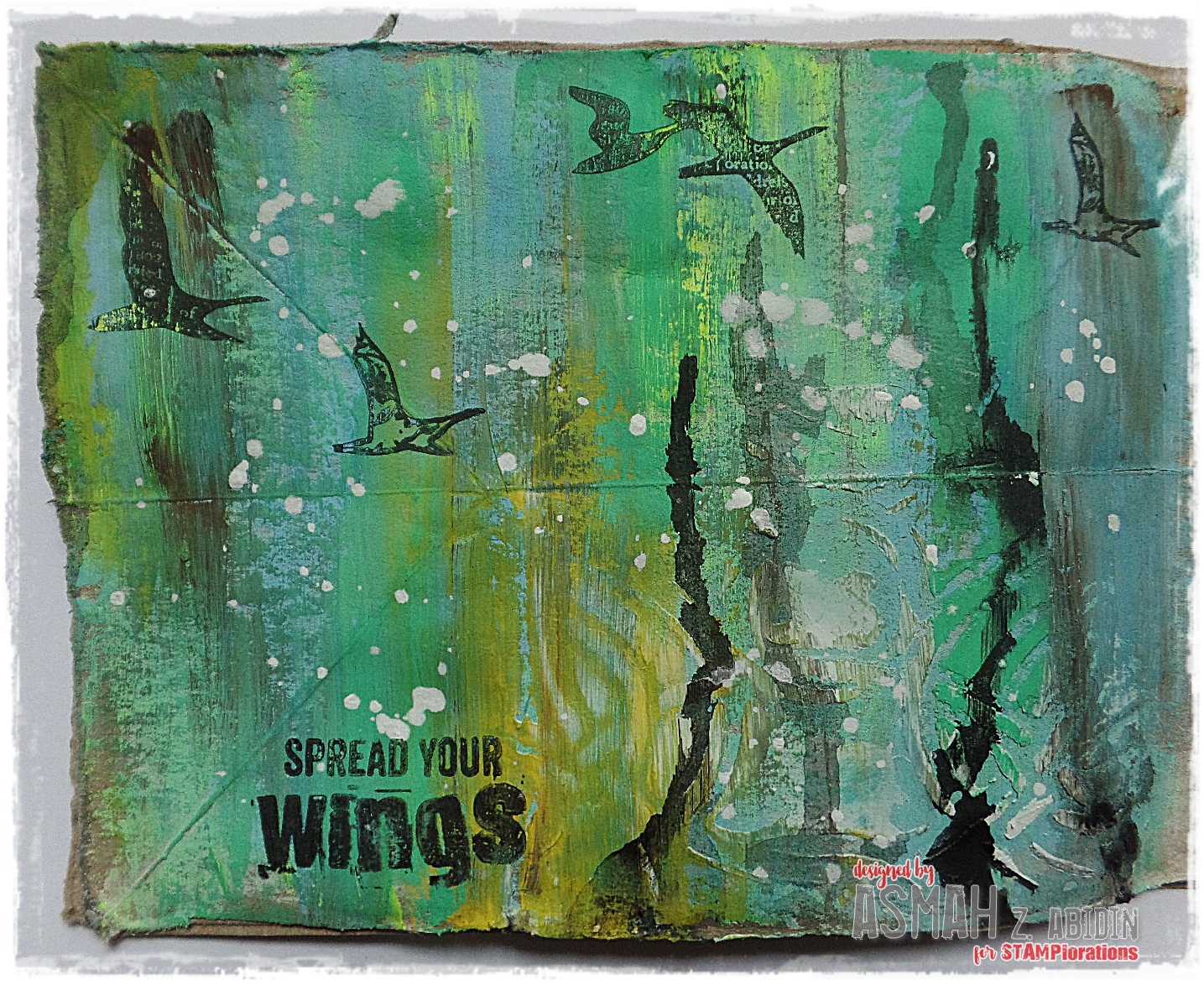 Qinaahana Arts & Crafts: Intuitive Art {Mixed Media} Painting