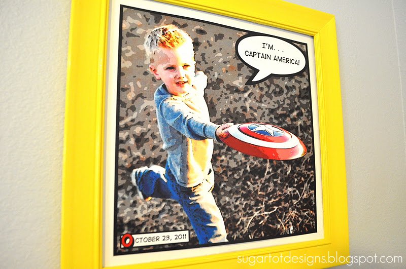 sugartotdesigns: Boys Superhero Room Reveal!
