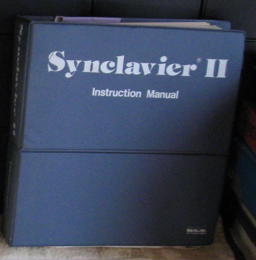 MATRIXSYNTH: New England Digital Synclavier II Digital Synthesizer with ...