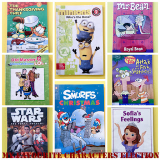 保良局陳溢小學 - 陳瀚圖書館: My Favourite Book Characters Election