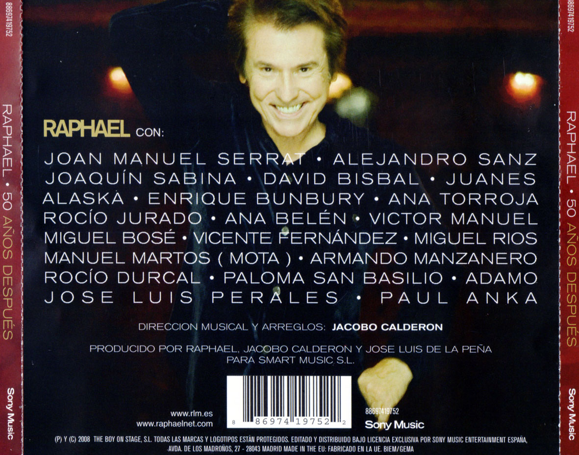 NOTICIAS Y EFEMERIDES MUSICALES Y ALGO MÁS: RAPHAEL TRIUNFA EN MEXICO Y ...