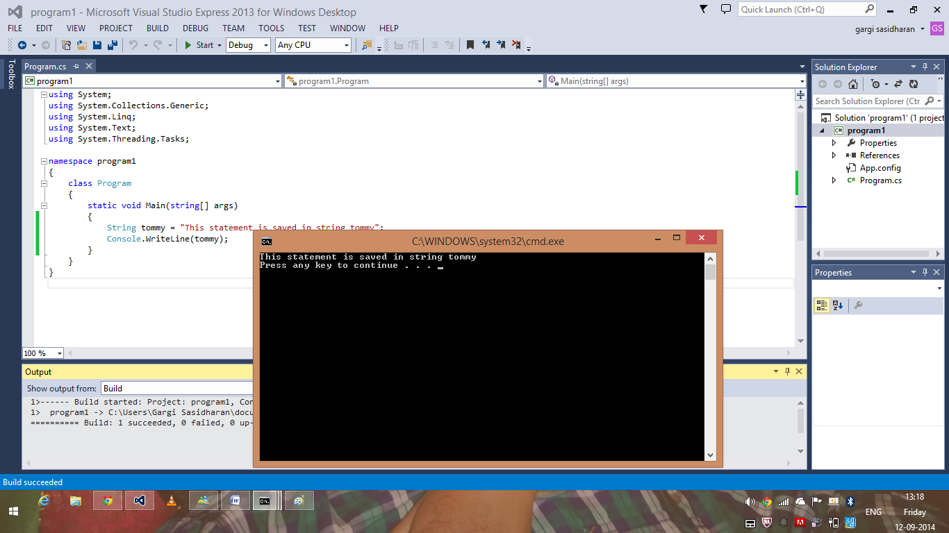 C# DOTNET in a month: More Examples on Console Application