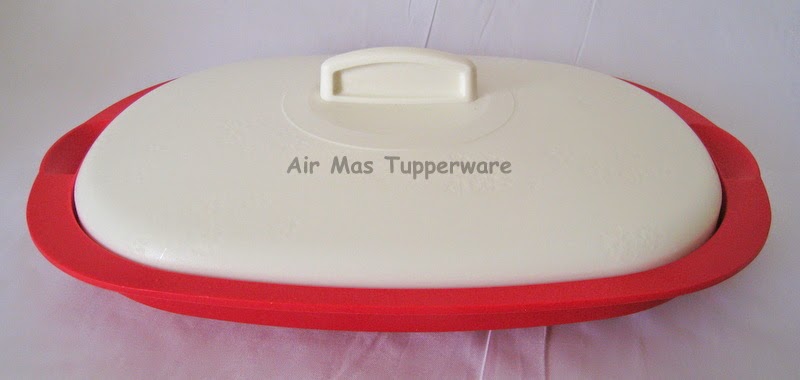 Air Mas Tupperware Collection: Cherry Red Serving Platter