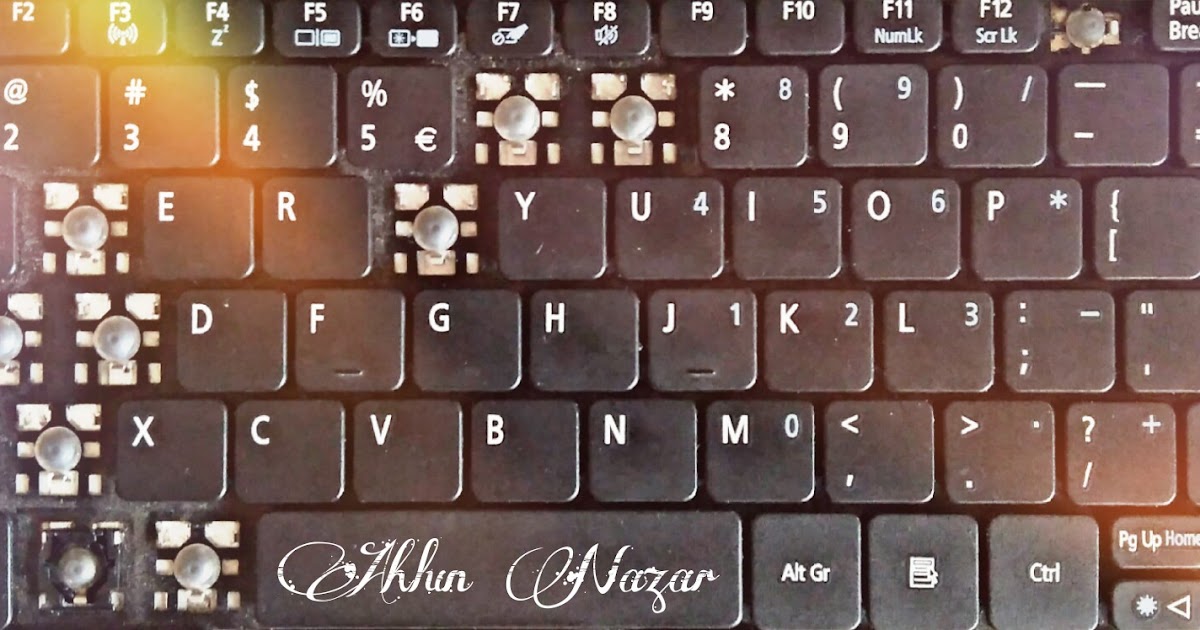 Ahlun Nazar: Cara Mengatasi Keyboard Laptop yang Macet Dengan Mudah
