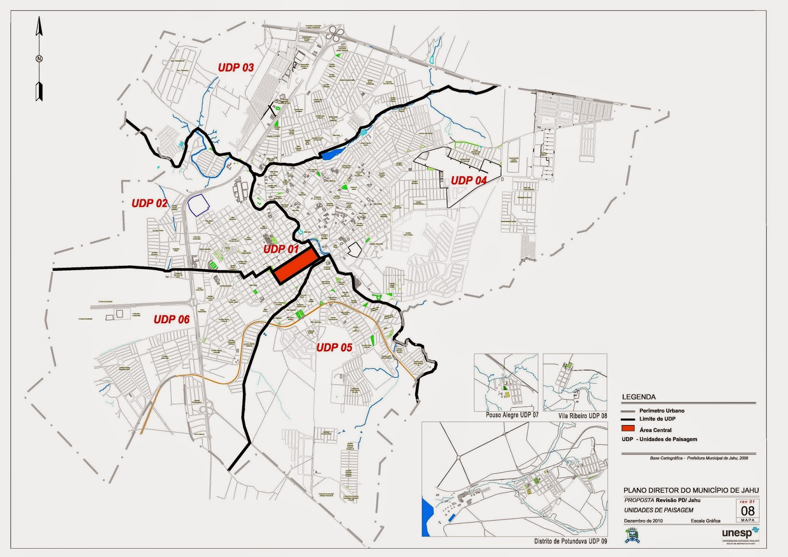 Plano diretor de Jaú - SP: Mapas - Plano Diretor (Revisão 2010)