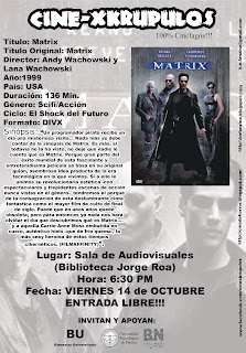 BN Fanzine: Matrix... Un breve repaso - CINEXKRUPULOS Viernes 14 de ...