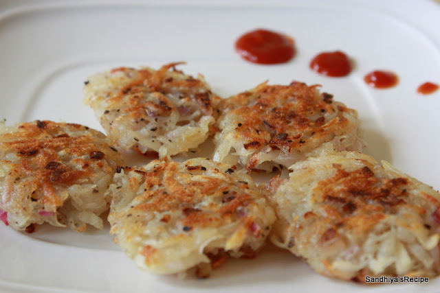 Sandhiya's Cookbook: Rosti | Swiss Breakfast | Potato Rosti