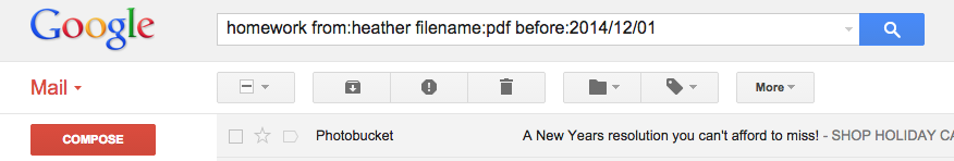 TeachingTechNix: Searching in Gmail