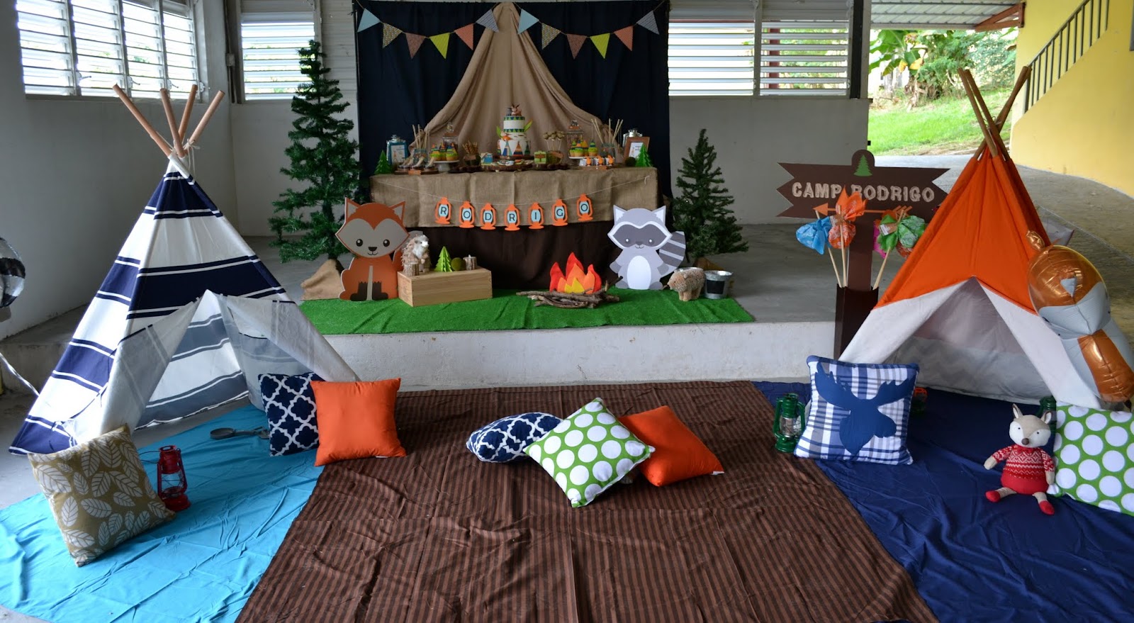 Partylicious Events PR: {Woodland Camping Birthday}