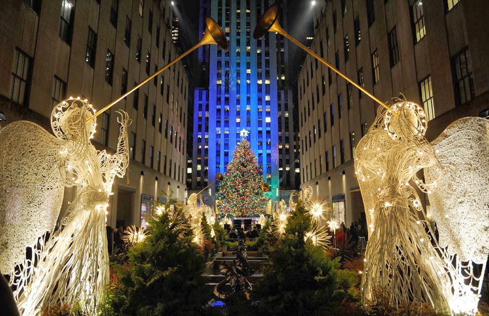Nueva York y su Árbol de Navidad del Rockefeller Center ~ Revista Escape