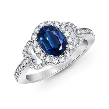 Kristine Blogs new: Blue Sphere Diamond And Topaz Rings
