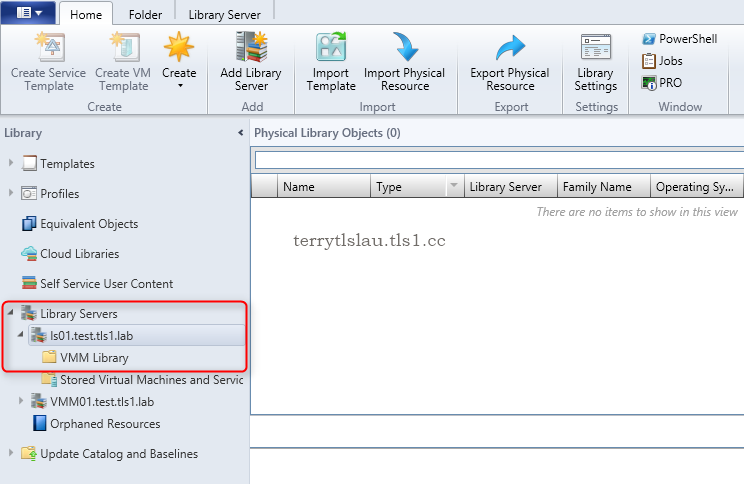 Terry L@u's blog: Add an additional library server in System Center Virtual Machine Manager 2012 ...