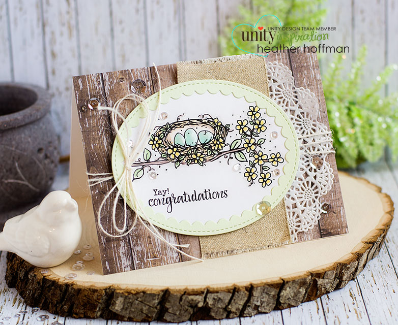 Congratulations - Baby Nest Card - Unity Blog