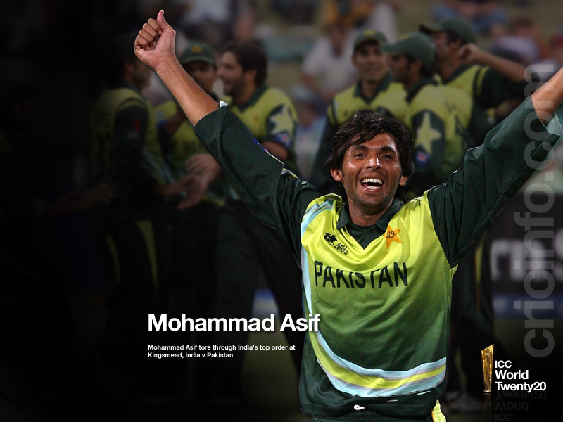 The Cricket Games: Mohammad Asif Latest Free Wallpapers and HQ Photos