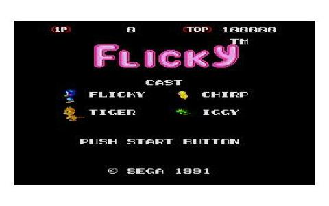 Old Magus' Pub: Análise 08 - Flicky [Arcade]