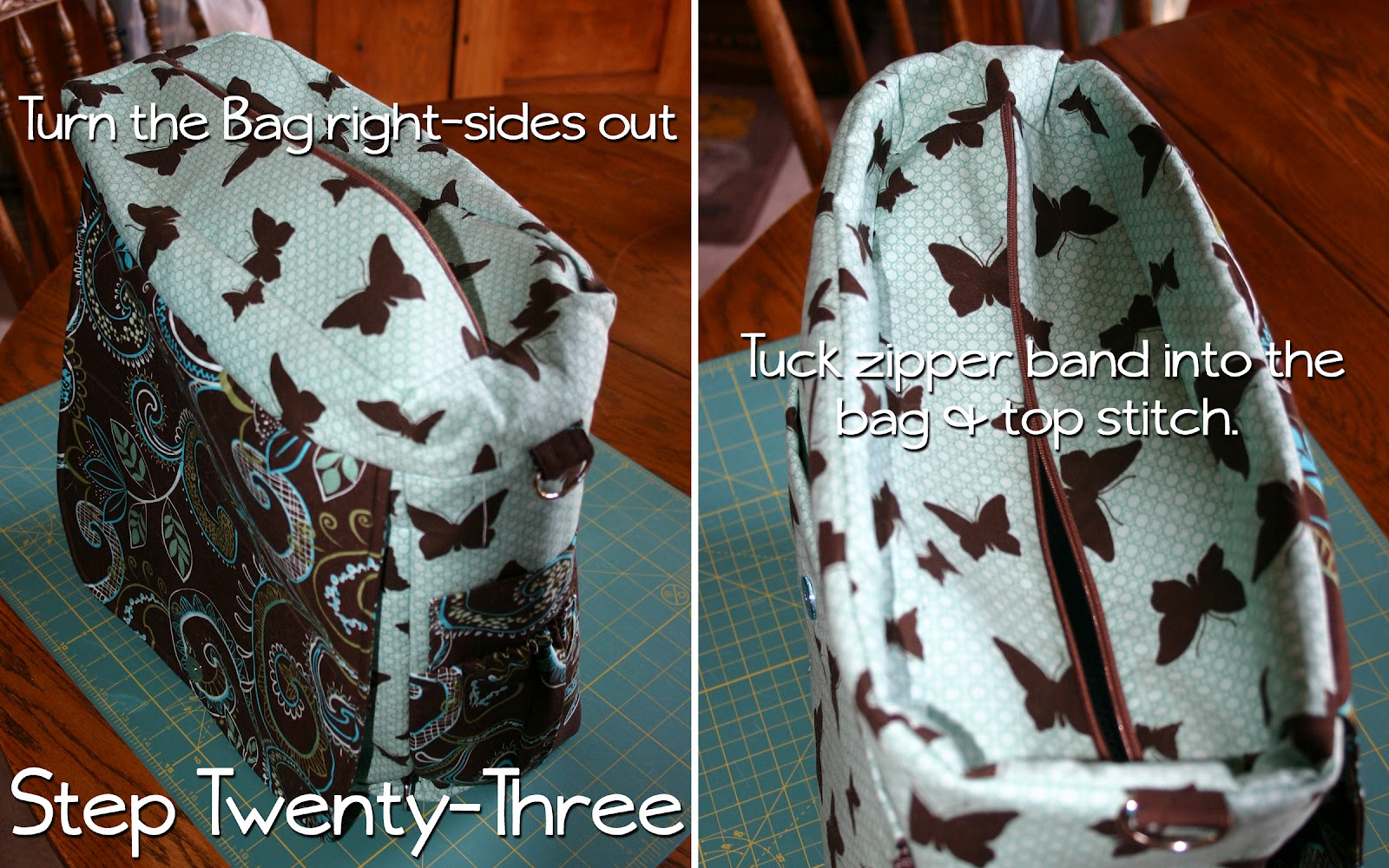 Whistlepig Creek: we do whimsical!: Classic For Moms Diaper Bag Tutorial