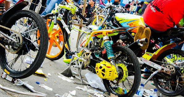 Gambar Modifikasi Mio Drag Racing Paling Keren 2017