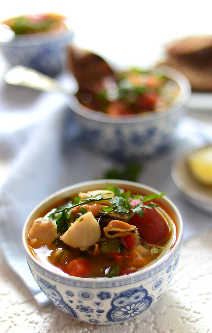 Lemon & Vanilla: Fish Soup Basquaise / Sopa de Peixe Basca.
