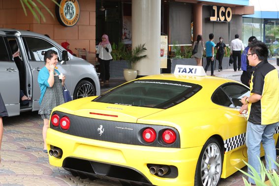 Sport Cars Taxi in Jakarta