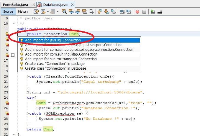 Koneksi Database Mysql dan CRUD Java NetBeans : Menampilkan Tabel Pada Form