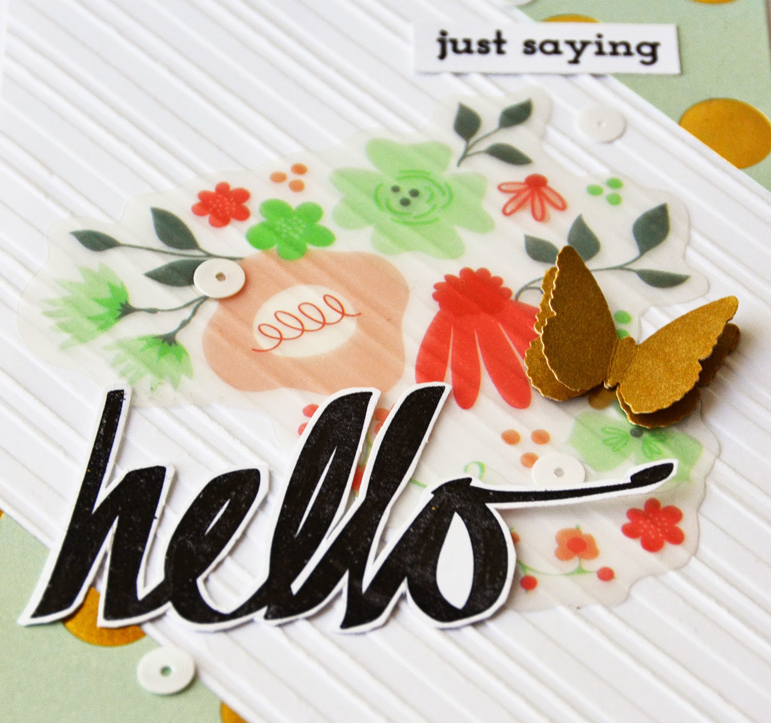 One Scrap at a Time: Clique Kits Spring Card Kit