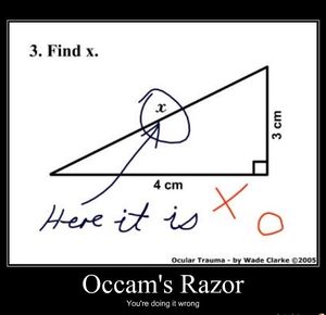 Unbiased Research: The Double-Edged Blade of Occam's Razor