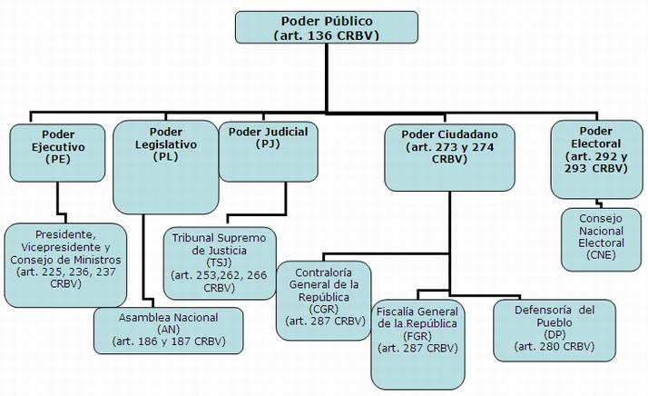 Jaime Jose Piña Arangure: El Poder Público en Venezuela