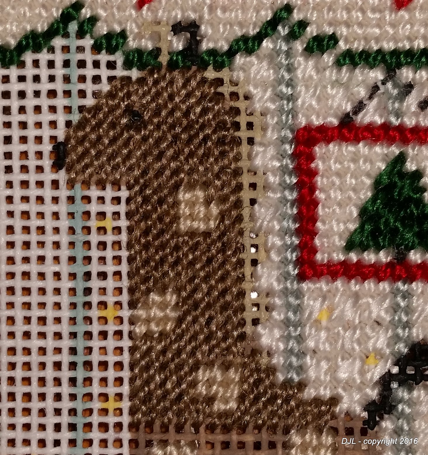 needleworker not in paradise: Interlocking Gobelin