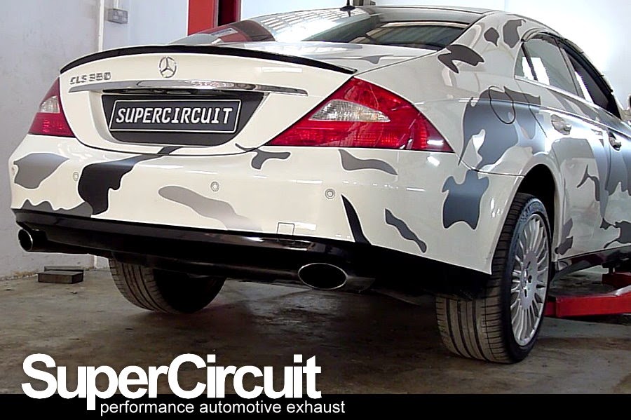 SUPERCIRCUIT Exhaust Pro Shop: Mercedes Benz CLS 350 (W219) Exhaust ...