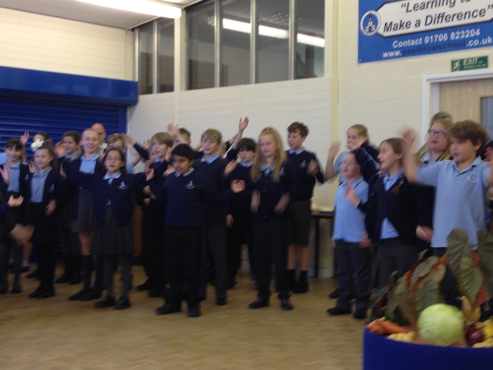 Peel Brow School: Harvest festival Assembly