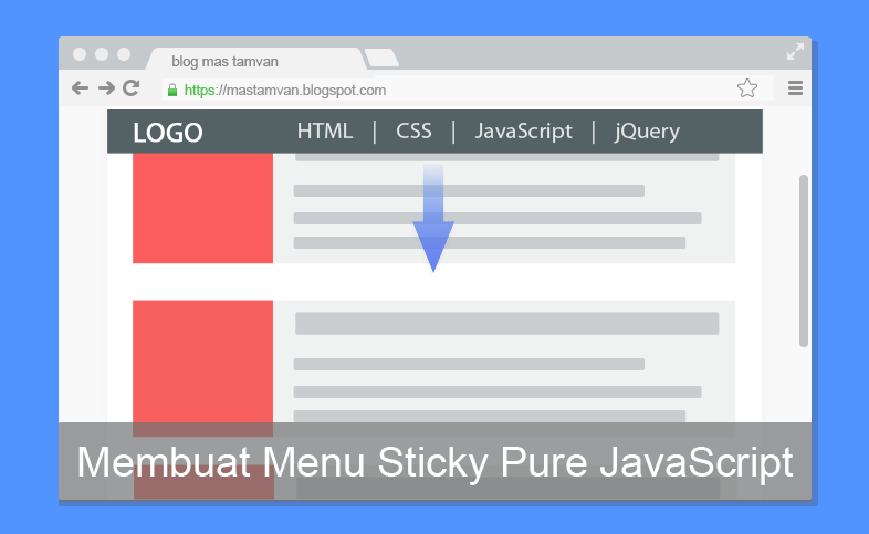 Membuat Menu Melayang Sticky