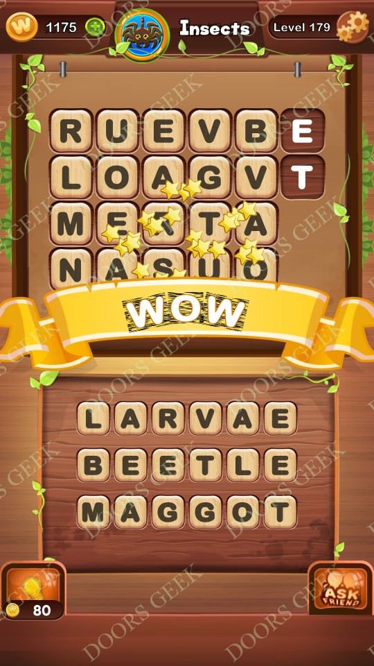 Word Bright Level 179 Answers ~ Doors Geek