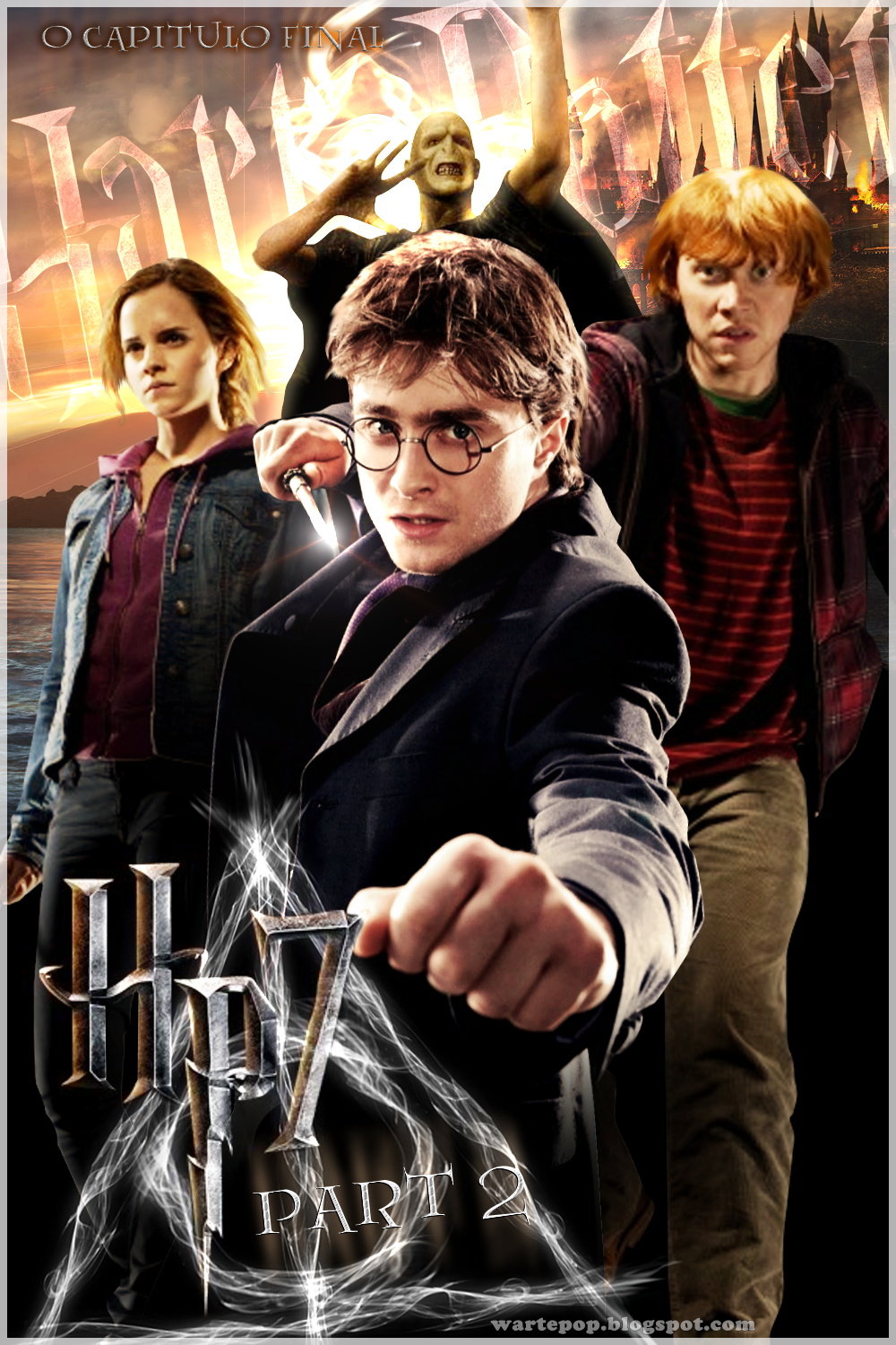 W Arte Pop: Poster HP7 Parte 2