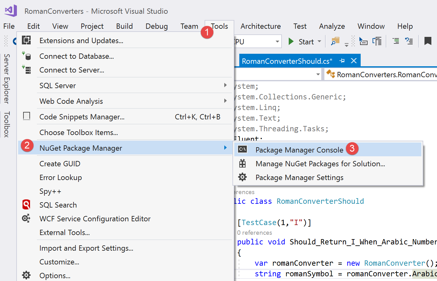Visual Studio ALM Tools - SCRUM - Intelligence Artificielle: TDD avec ...