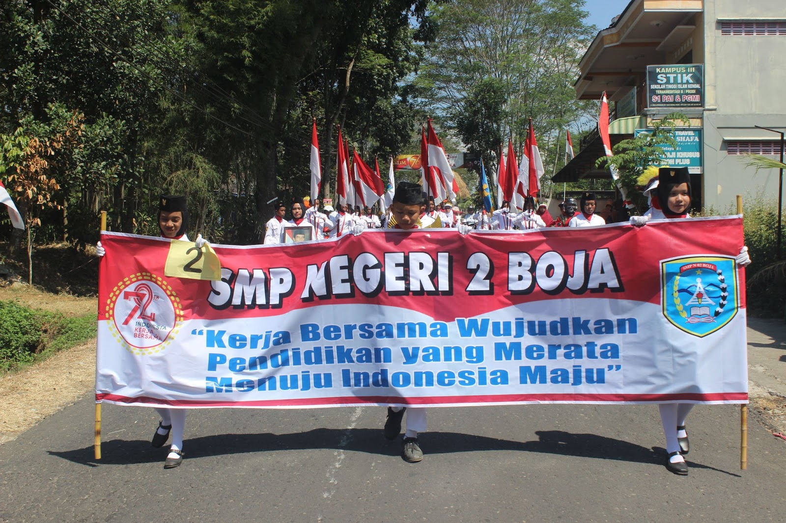 KARNAVAL HUT RI KE 72 SMP N 2 BOJA :: SMP N 2 BOJA