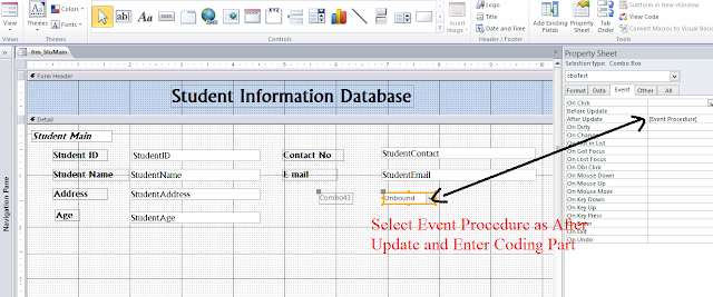 MS Excel,MS Access,Google Sheet: How to search record using Combobox