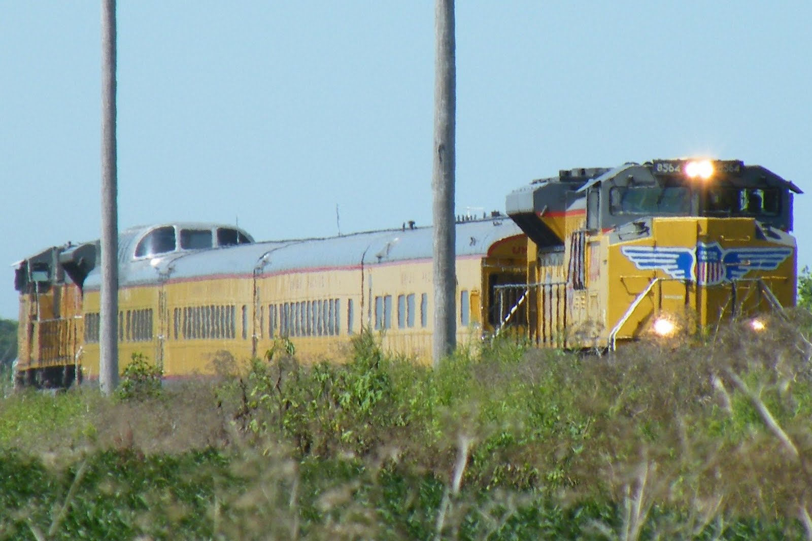 Camp Stanhope: A ride on the "Operation Lifesaver" train today.