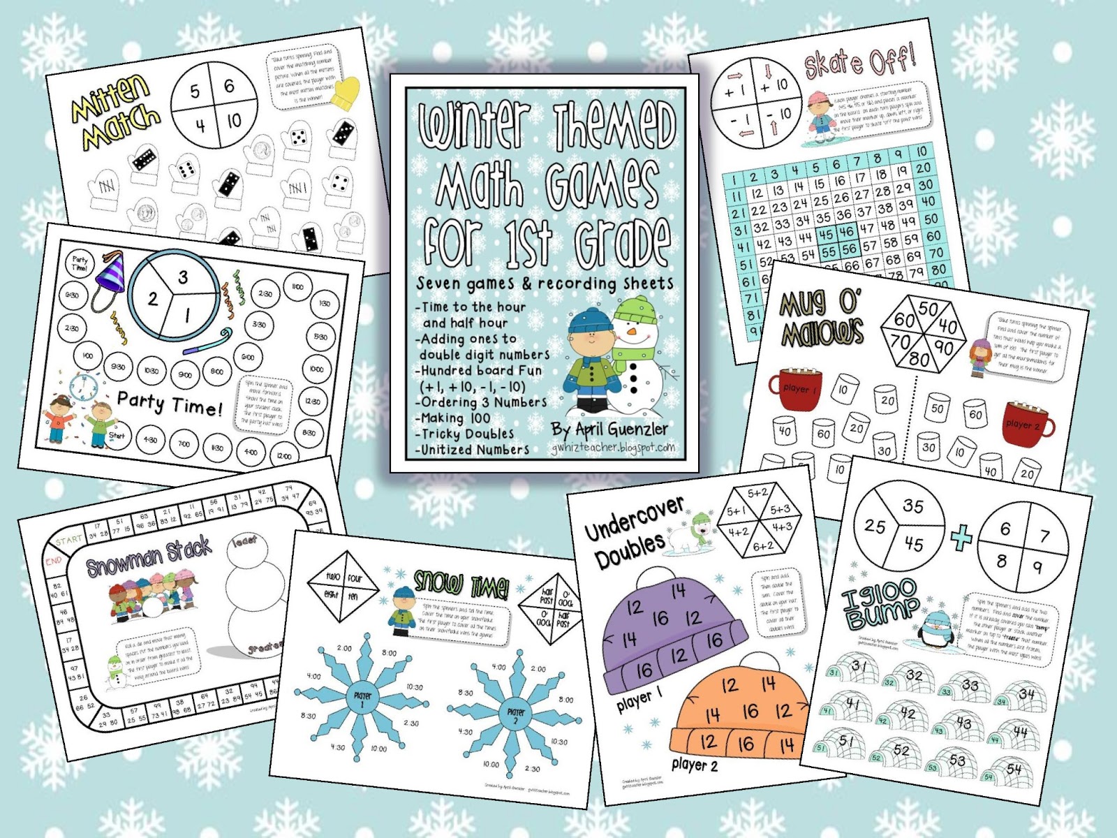gwhizteacher: Winter Math Games