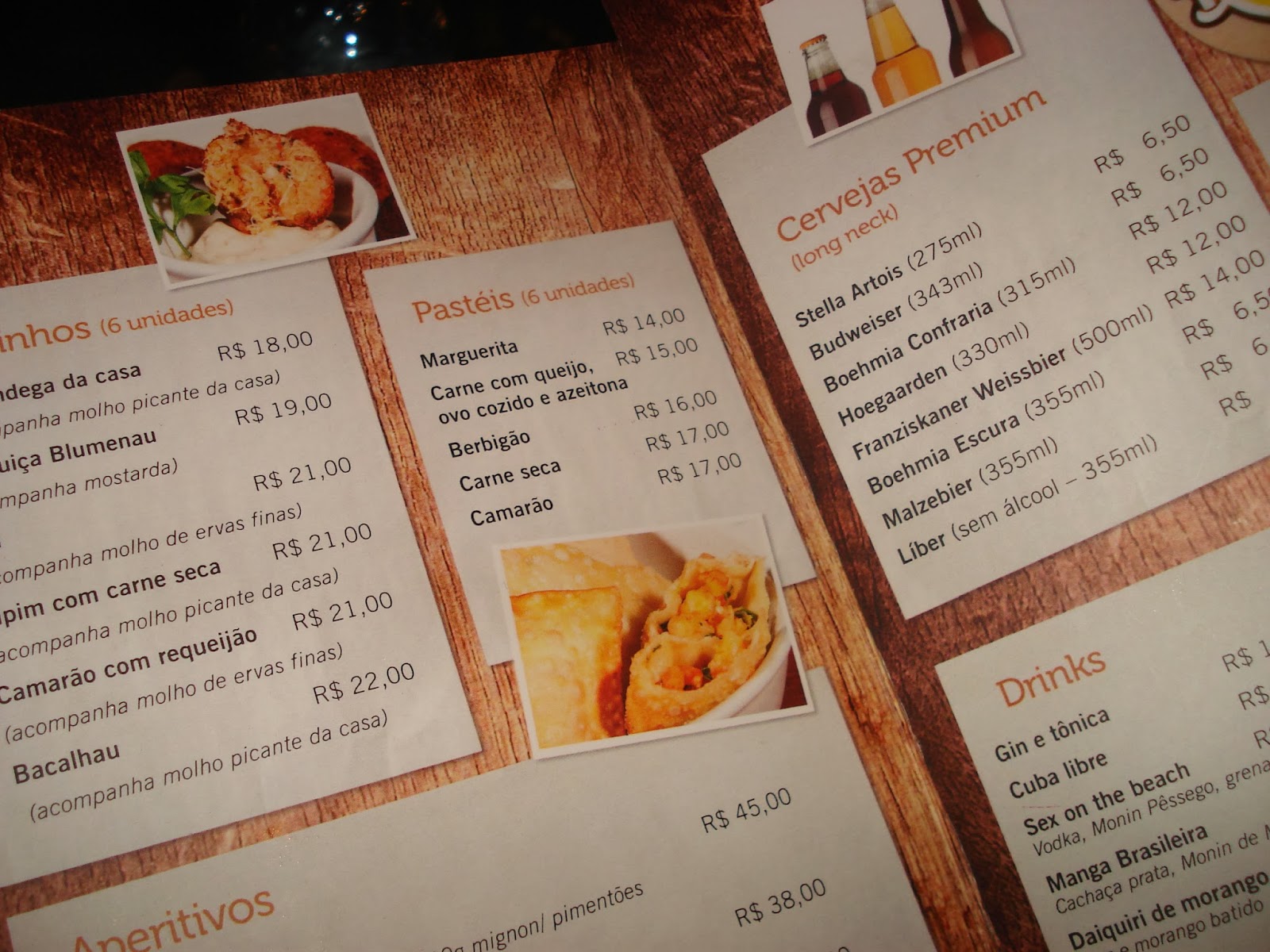 Menu Floripa: Boteco Bacana