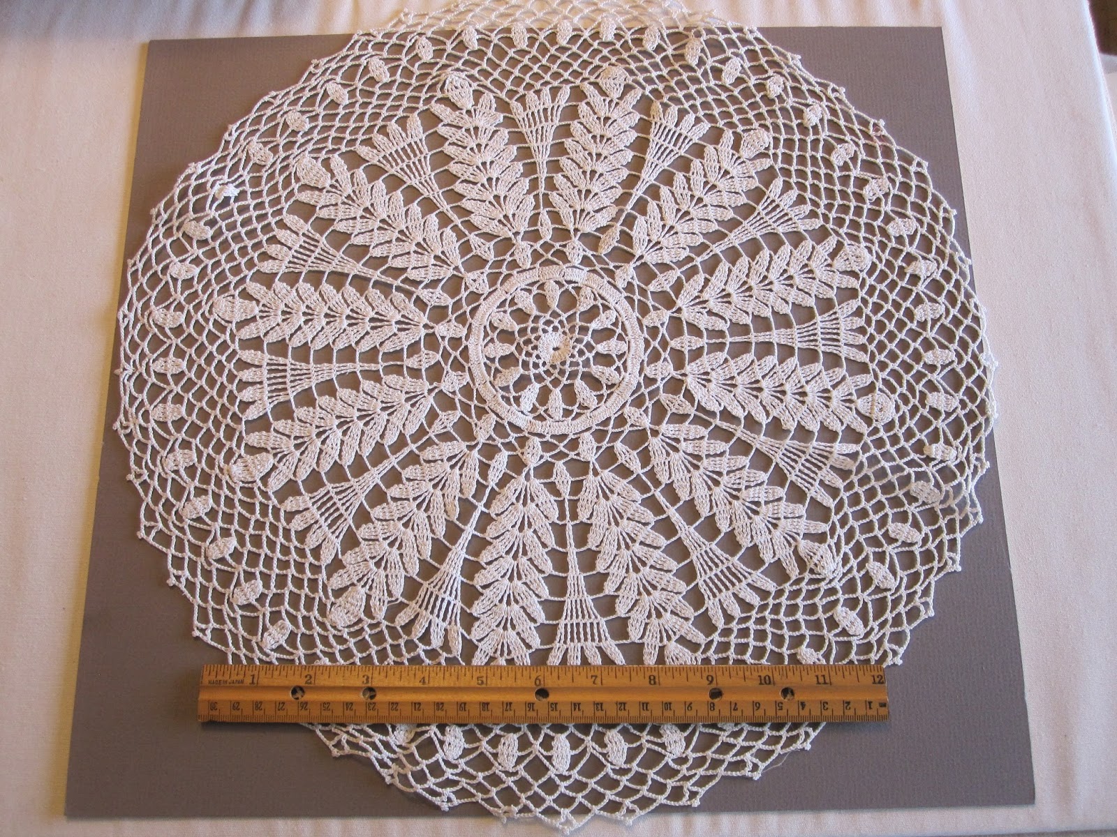The Vandersall Attic: Item 20: Extra large round lace doily