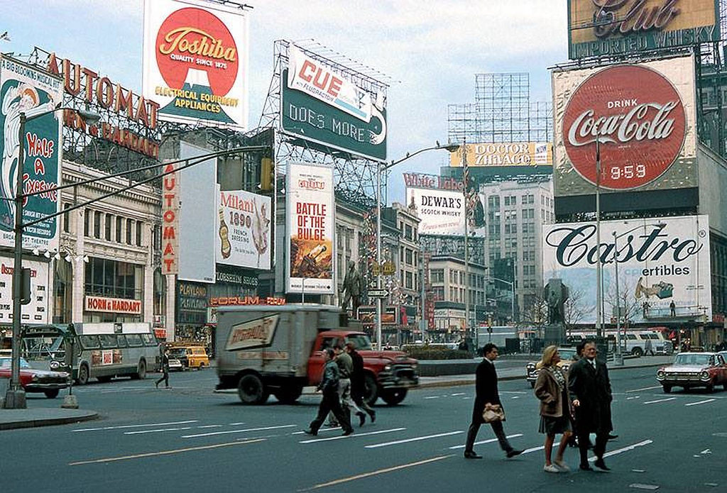 AbakusPlace: Photos That Show Streets Of New York City In The 1960s