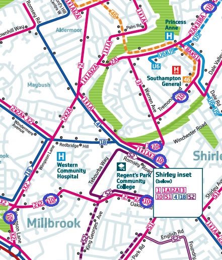 Southampton Bus Update: First changes: Focus on General Hospital to Totton