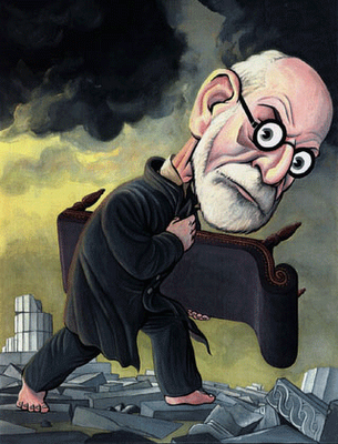 Psicoanálisis Freud - Lacan : Caricaturas de Sigmund Freud