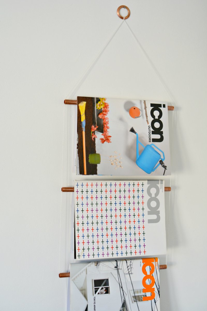 diy | copper magazine rack — Caroline Burke | Burkatron