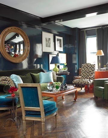 Eye For Design: Decorating Walls With Lacquer For Glamorous High Gloss ...