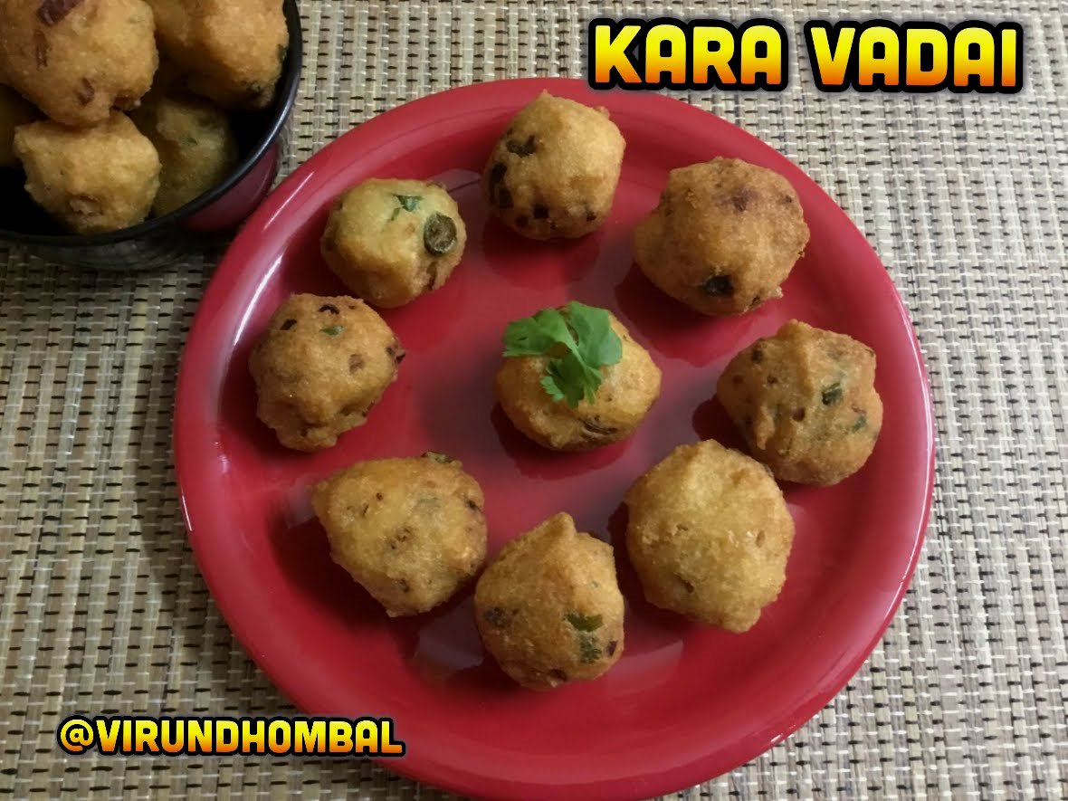 Kara Vadai | Pattani Paruppu (Yellow Split Peas) Bonda