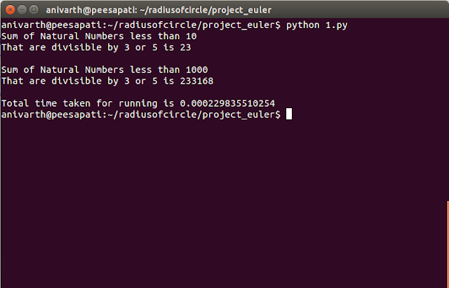 Problem 1 Project Euler Solution With Python
