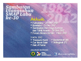 Alumni SMAP Labu (IKMAL): Sambutan 30 Tahun SMAP Labu (1982-2012)