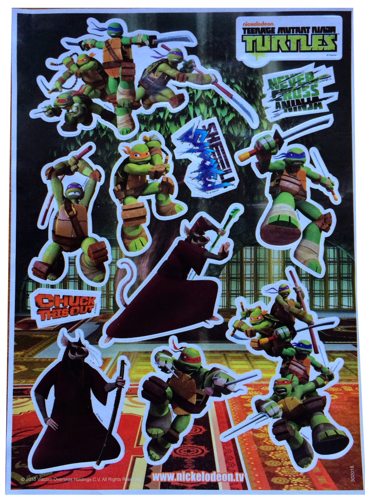 squer's TMNT Collection: 2013 STICKERS