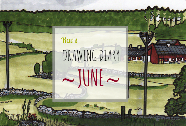 Ravalation: Drawing diary: June